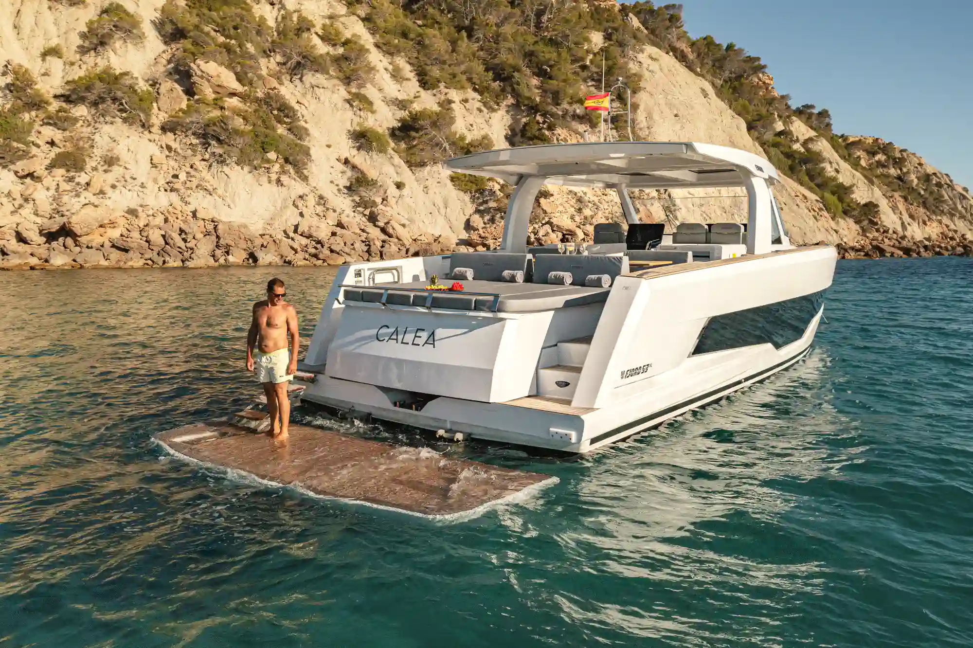 Fjord 53 XL Rental | Motorboat Ibiza, Formentera & Mallorca | VeryBoat